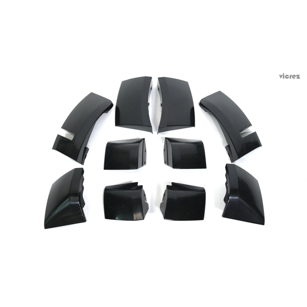 Vicrez Demon Wide Body Fender Flares vz101488 | Dodge Challenger 2008 ...